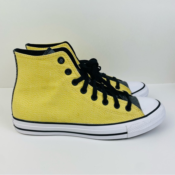 Converse | Shoes | Converse Ctas Hi Top Bold Citron Canvas Sneakers ...